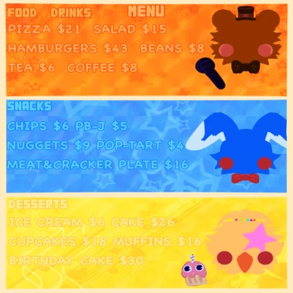 FNaF 2 Menu