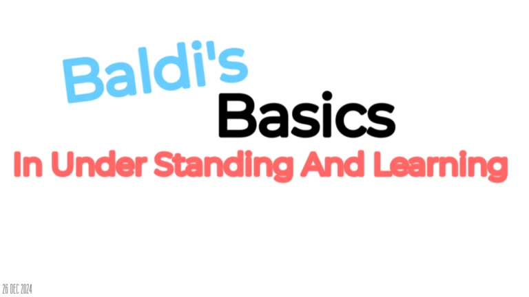 Baldi's Basics In Understanding And Learning - Roblox
