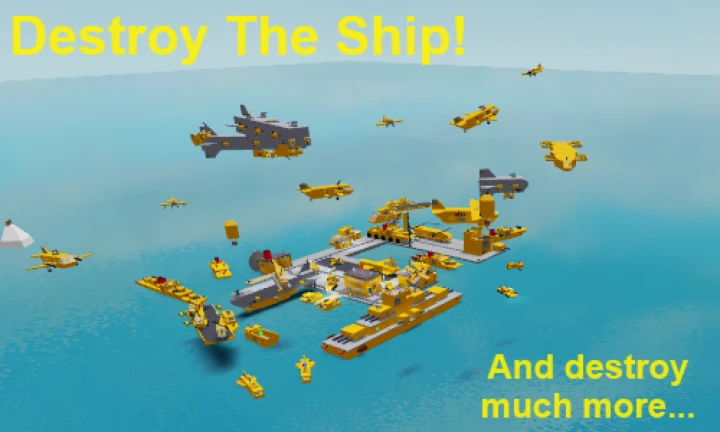 Destroy The Ship! | Roblox Game - Rolimon's