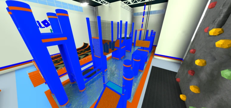 Blox n Jump Parque de Trampolín - Roblox