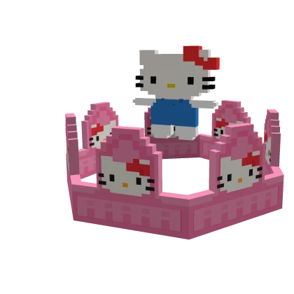 8-Bit Hello Kitty Crown | Roblox Item - Rolimon's