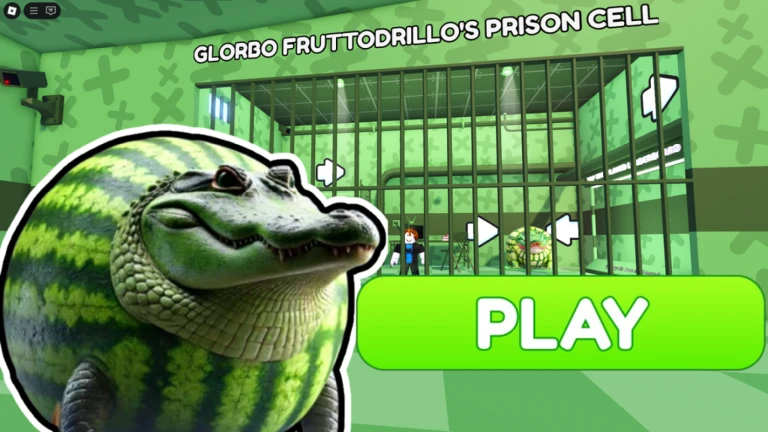 PRISÃO DE GLORBO FRUTTODRILLO! (Obby) - Roblox