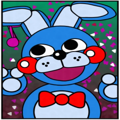 FNaF 3 "Hug!" Toy Bonnie Poster {FAN MADE}