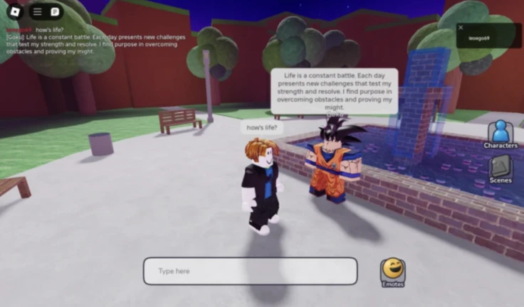 Chatterblox Chatgpt Ai Friends Play On Roblox