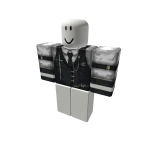 Grey Suit w/ Black Vest [+] - Roblox