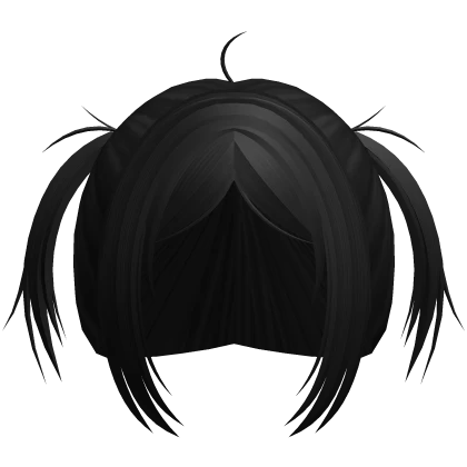 Short Black Twin Tails | Roblox Item - Rolimon's