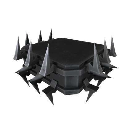 [1.0] Spike Dark Metallic Arm Band (Left) | Roblox Item - Rolimon's
