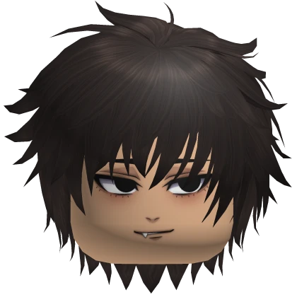 Smirk Edgy Dark Brown Messy Tomboy | Roblox Item - Rolimon's
