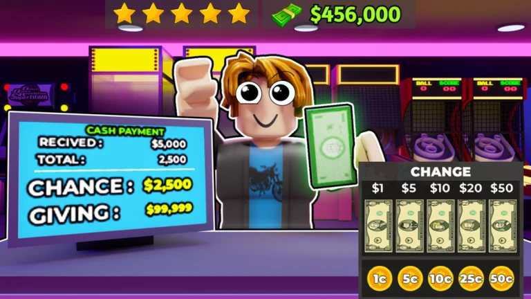 Simulador de Loja Arcade [ STAFF] - Roblox