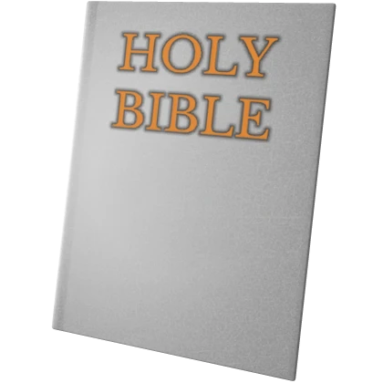 The Holy Bible in White - Waist | Roblox Item - Rolimon's
