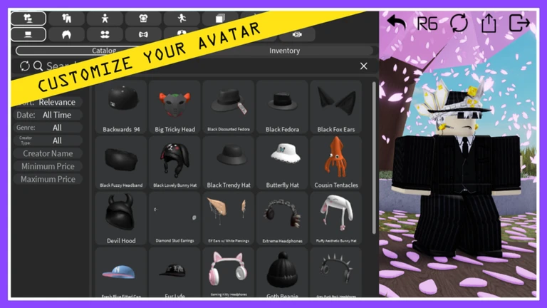 Editor de Avatar | Juega en Roblox