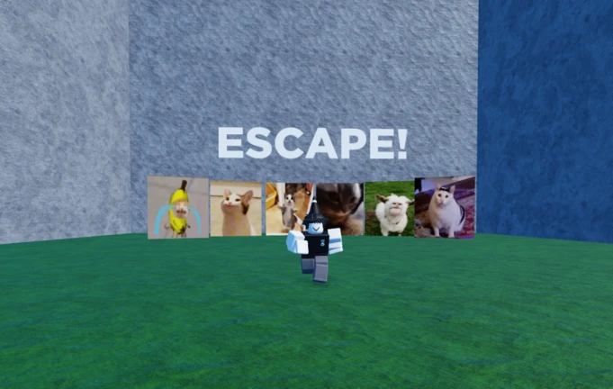 ¡Escapa de los Memes de Gato! - Roblox