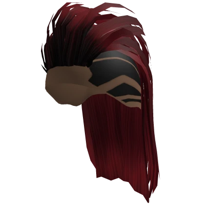 Maroon Red Punk Mohawk Hairstyle | Roblox Item - Rolimon's