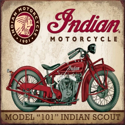 101 indian scout sign