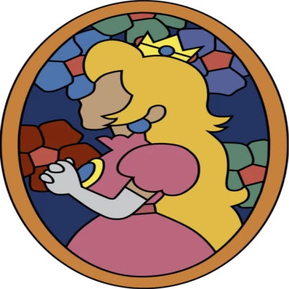 Peach's Castle Stained Glass Window