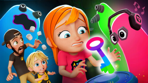 [A para la supervivencia de Adley] Rainbow Ghost Run - Roblox