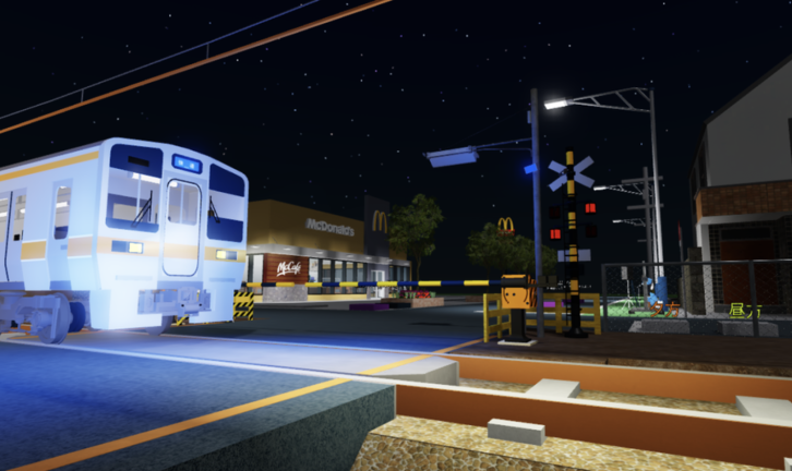 【AUTO】複々線踏切 /Japanese railroad crossing - Roblox