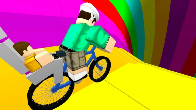 🌈 Slide Down A Rainbow Slide Obby! 🌈 | Roblox Game - Rolimon's