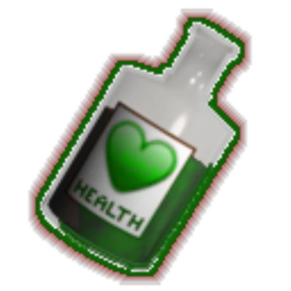 Green Heal Potion Icon Texture