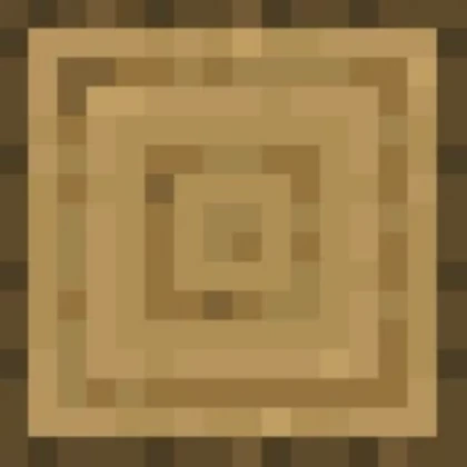 Minecraft - Oak Log Top/Bottom