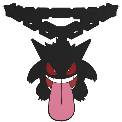 black gengar chain necklace freaky | Roblox Item - Rolimon's