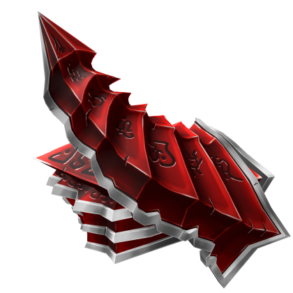 Caldeirão da Guarda da Morte Esquerda - Vermelho - Roblox