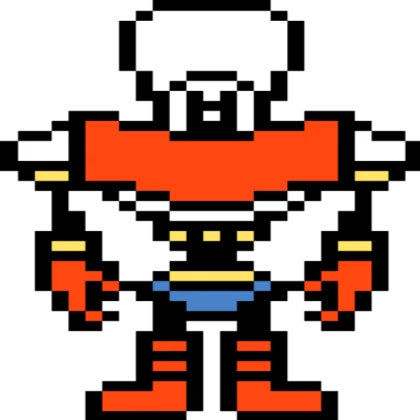 papyrus back sprite