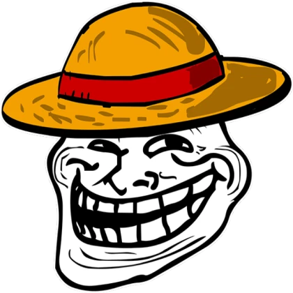 Troll Face Luffy
