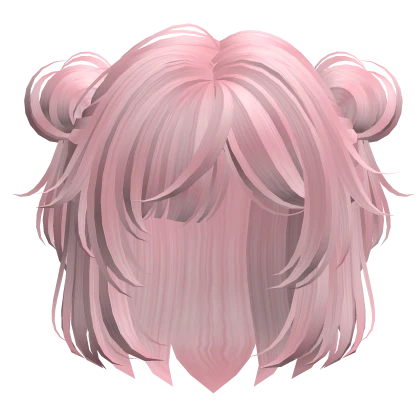 Messy Layered Bob (Pink) | Roblox Item - Rolimon's