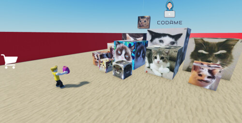 Gabungkan 2048 Cat - Roblox