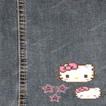 HELLO KITTY JEAN PATTERN ROYALE HIGH RH
