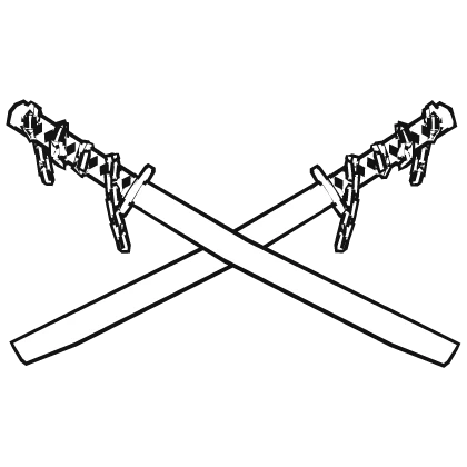 Cartoony White Katana Sword Pack | Roblox Item - Rolimon's