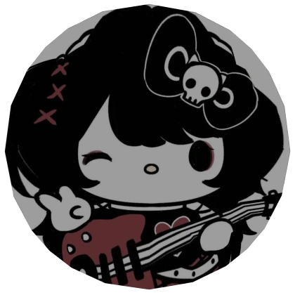 goth hello kitty pfp