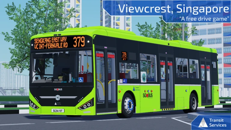 [NEW N12/E12] 뷰크레스트, 싱가포르 [버스 및 LRT] - Roblox