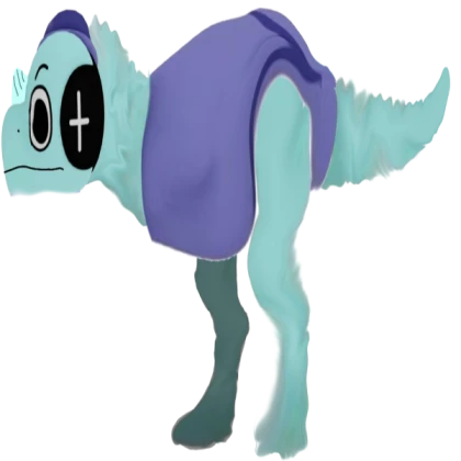 Cursed astro dinosaur ALLOSAURUS dandy's world