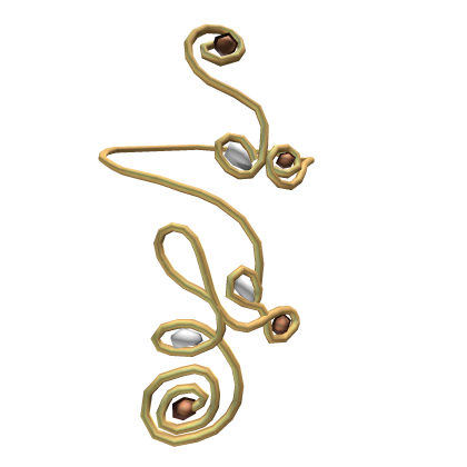 Boho Swirl Arm Band Pulseira Ouro Metal 3.0 - Roblox