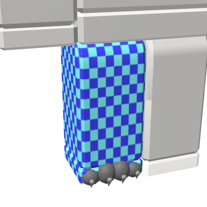 Grey Furry Paws Colorable - Right Leg | Roblox Item - Rolimon's