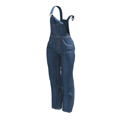 Blue Denim Off Shoulder Overalls | Roblox Item - Rolimon's