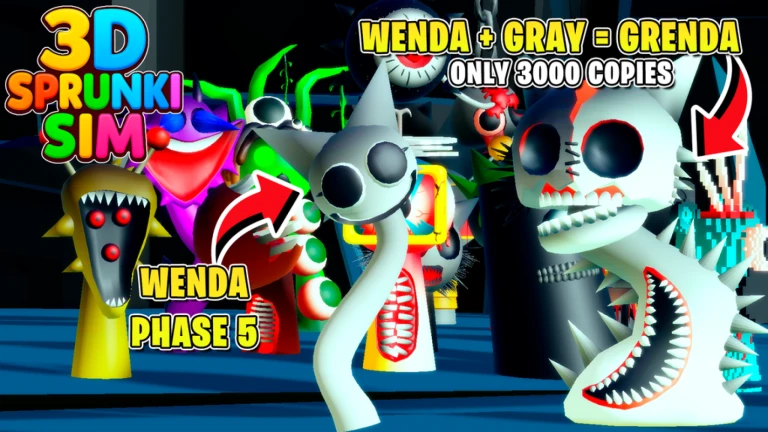 NEW PHASE 6!! 3D SPRUNKI SIM - Roblox