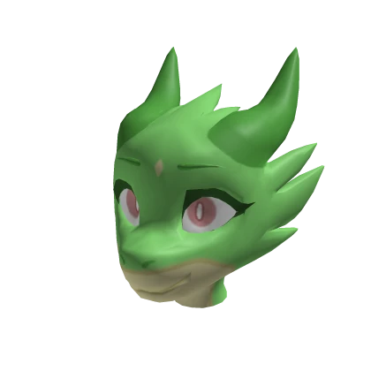 Cute Green Dragon Body - Tête dynamique | Roblox Item - Rolimon's