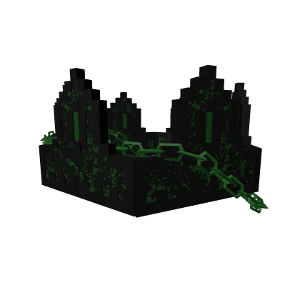 Woodland Green Gothic Chained 8-Bit Crown [ADD-ON] | Roblox Item ...