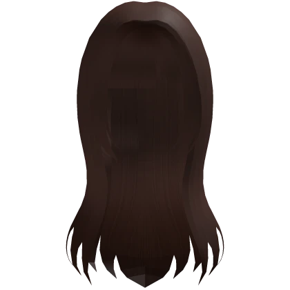 Brown Y2K Neat Anime Blunt Bang Hair | Roblox Item - Rolimon's