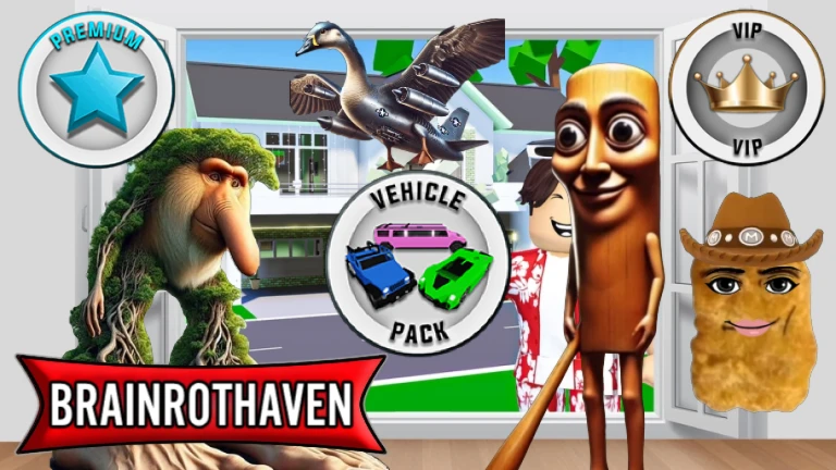 Brookhaven RP Brainrot VIP ADMIN - Roblox