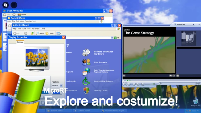 โปรแกรมจำลอง Windows XP - Roblox