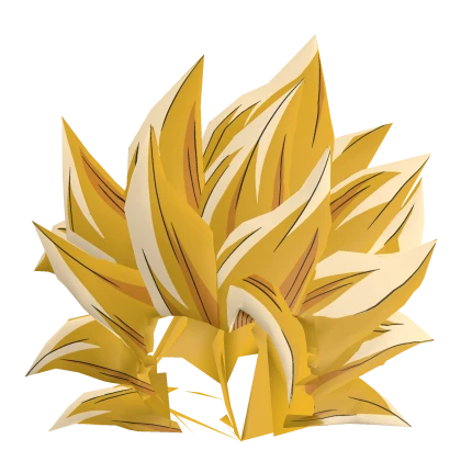SSJ3 Goku Hair (Front Part ) - DBZ Buu Saga | Roblox Item - Rolimon's