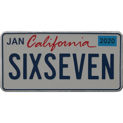 🔥SixSeven License Plate🔥 | Roblox Item - Rolimon's