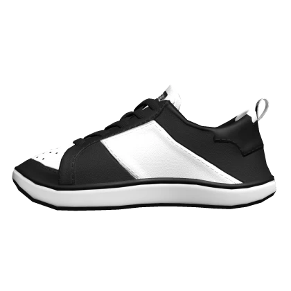 Zapatillas Combi Negras/Blancas - Accesorio para el Zapato Izquierdo ...