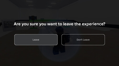 Đừng rời khỏi trò chơi - Roblox