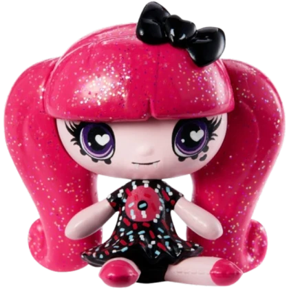 Draculaura glittery mini figurine toy Monster High