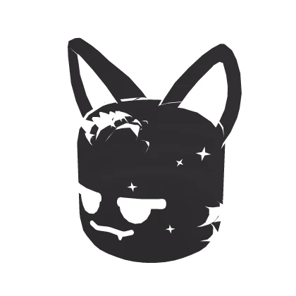 Fluffy Space Cat {Black} - Dynamic Head | Roblox Item - Rolimon's